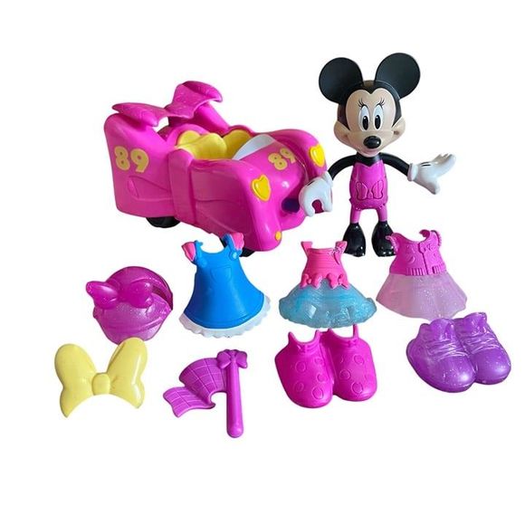Disney | Toys | Disney Minnie Mouse Minnies Roadster Racer Car W Snap ...